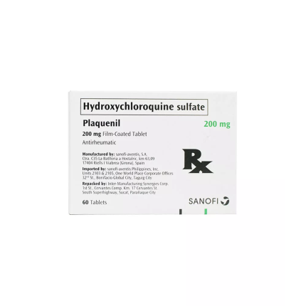PLAQUENIL Hydroxychloroquine Sulfate 200mg Film-Coated Tablet 1's price ...
